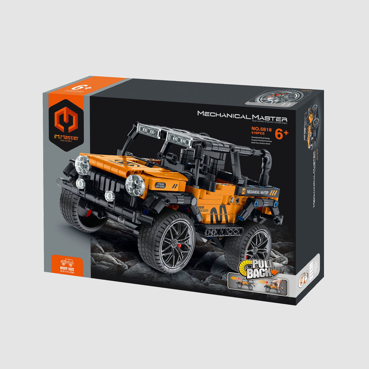Pull back - Off-Roader - 434pcs | Brain Spice