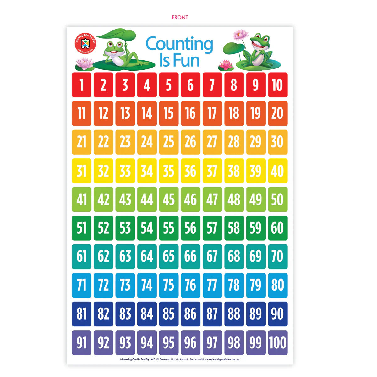 Counting Is Fun Wall Chart | Brain Spice