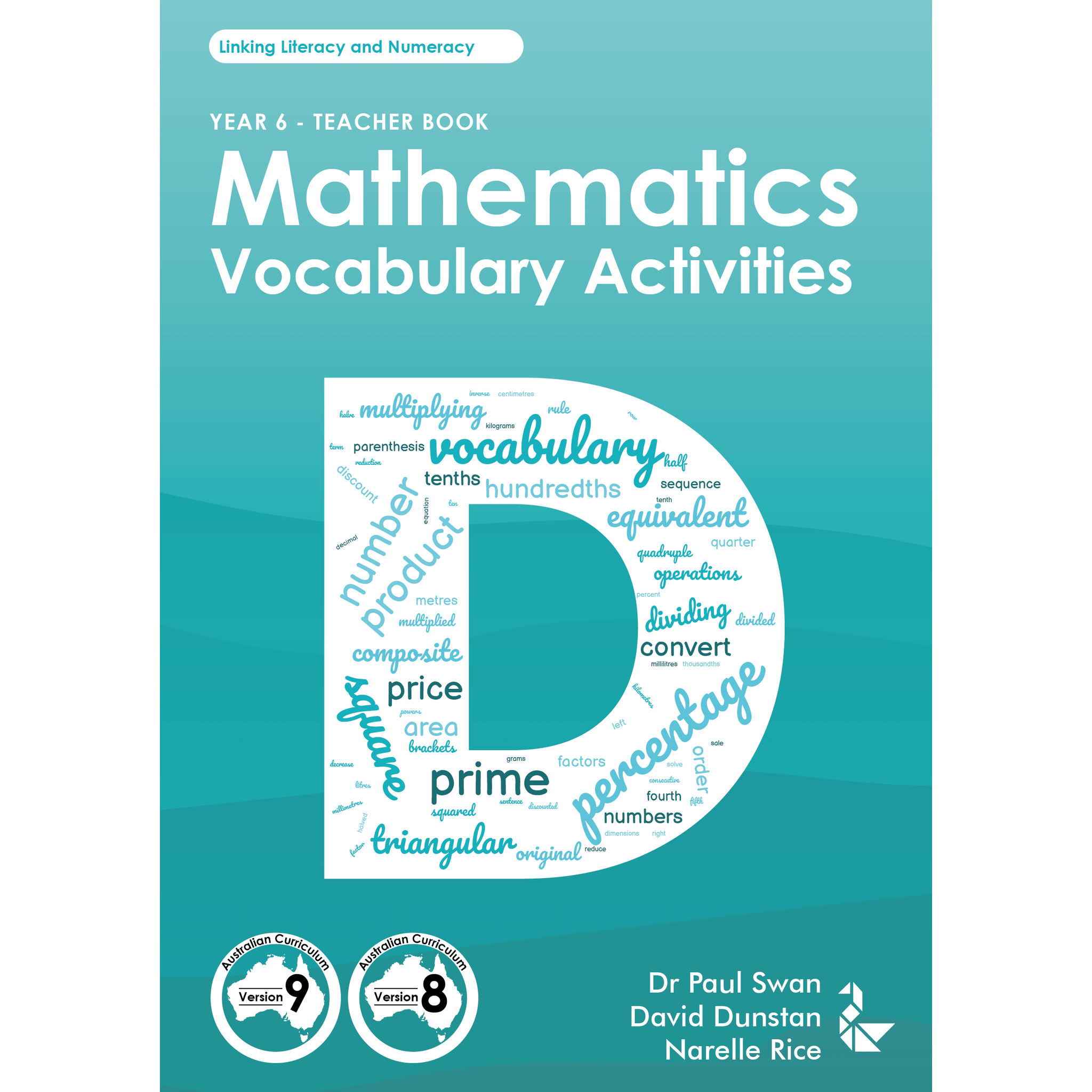 Mathematics Vocabulary Activities D - Teacher Book | Brain Spice