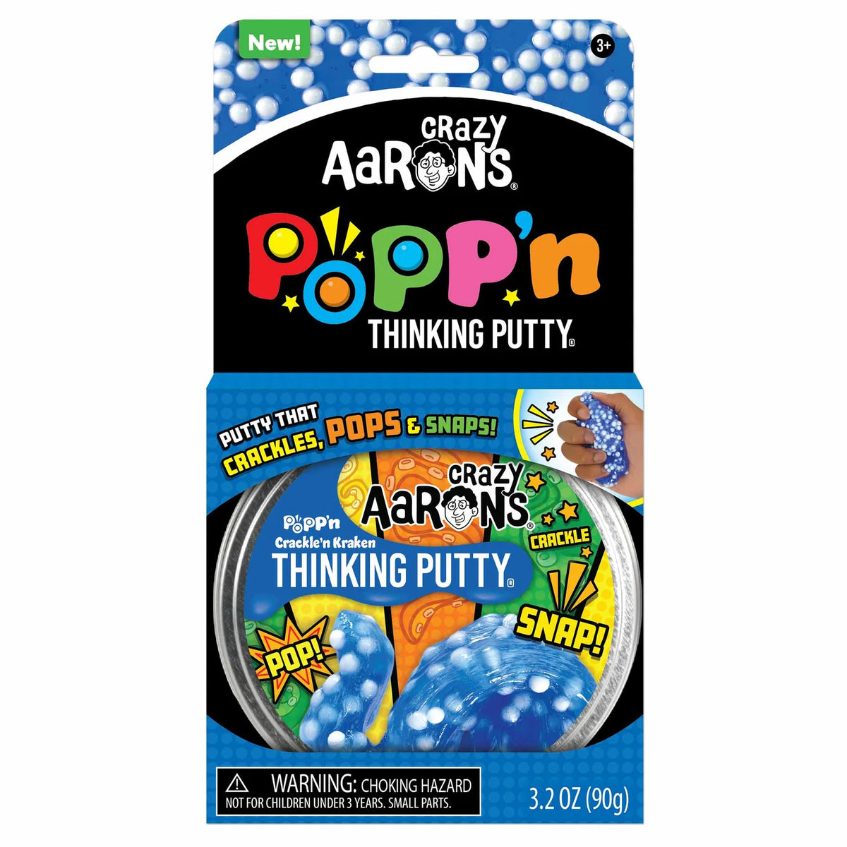 Thinking Putty - Crackle-n-Kraken - Poppn Putty | Brain Spice