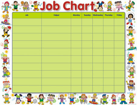 Multi Cultural Friends - Job Chart | Brain Spice