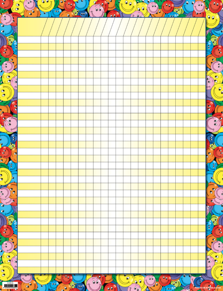 Smiley Faces - Incentive Chart | Brain Spice