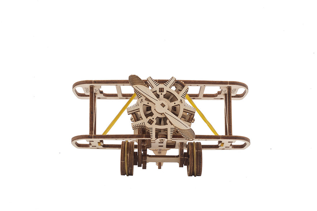 Mini-Biplane - uGears | Brain Spice