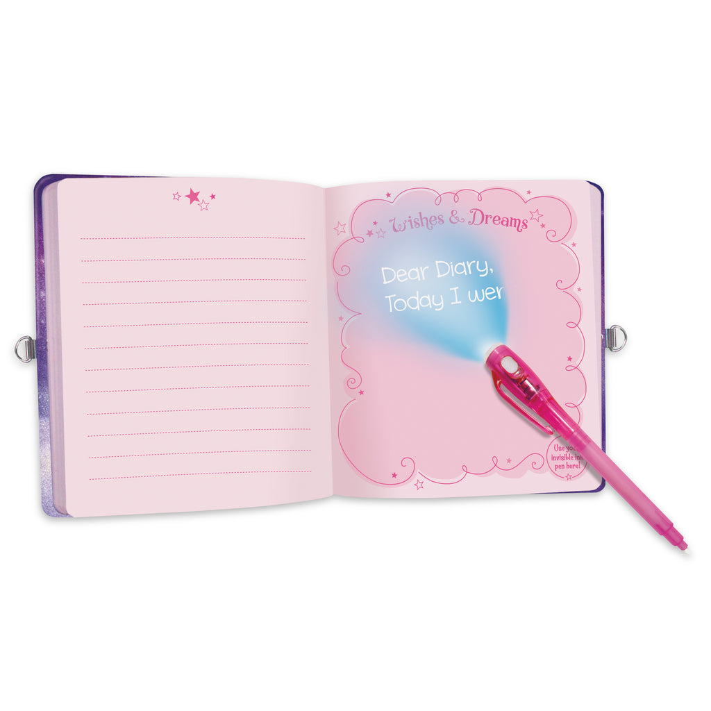 Unicorn Dreams Invisible Ink Diary | Brain Spice
