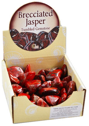 Brecciated Jasper Tumbled Stone | Brain Spice